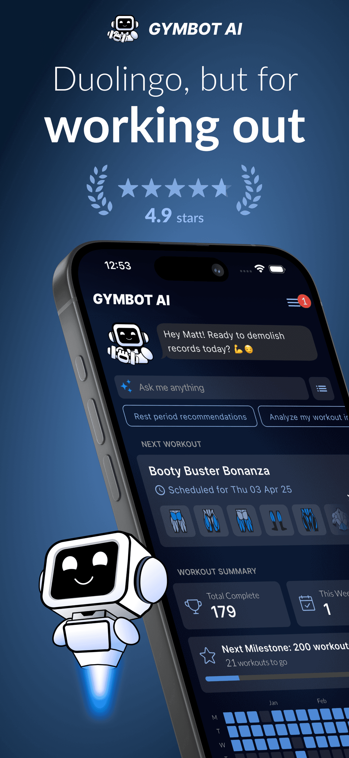 GymBot AI - AI Fitness Coach & Strength Plan